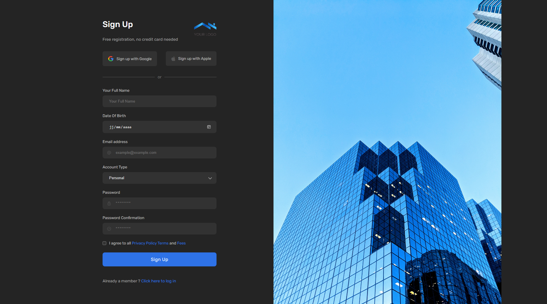 Modern Multipurpose Forms Responsive Login Register And Contact Html Css Forms By Icdev